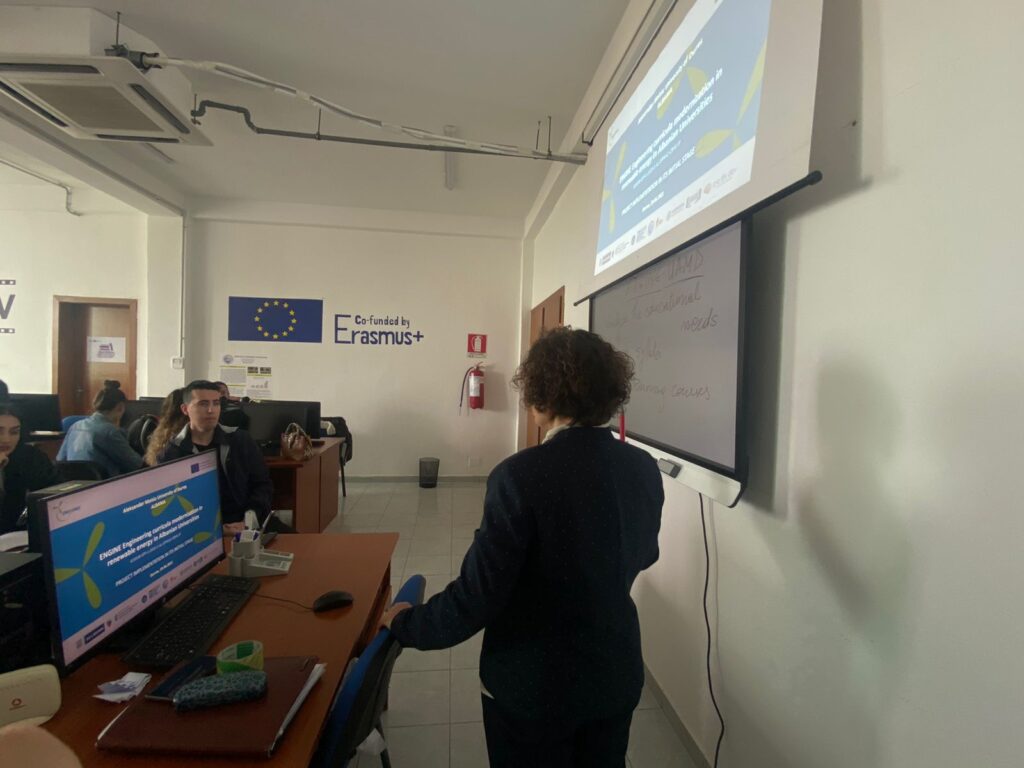 Information Session held at the Aleksander Moisiu University in Durres ...